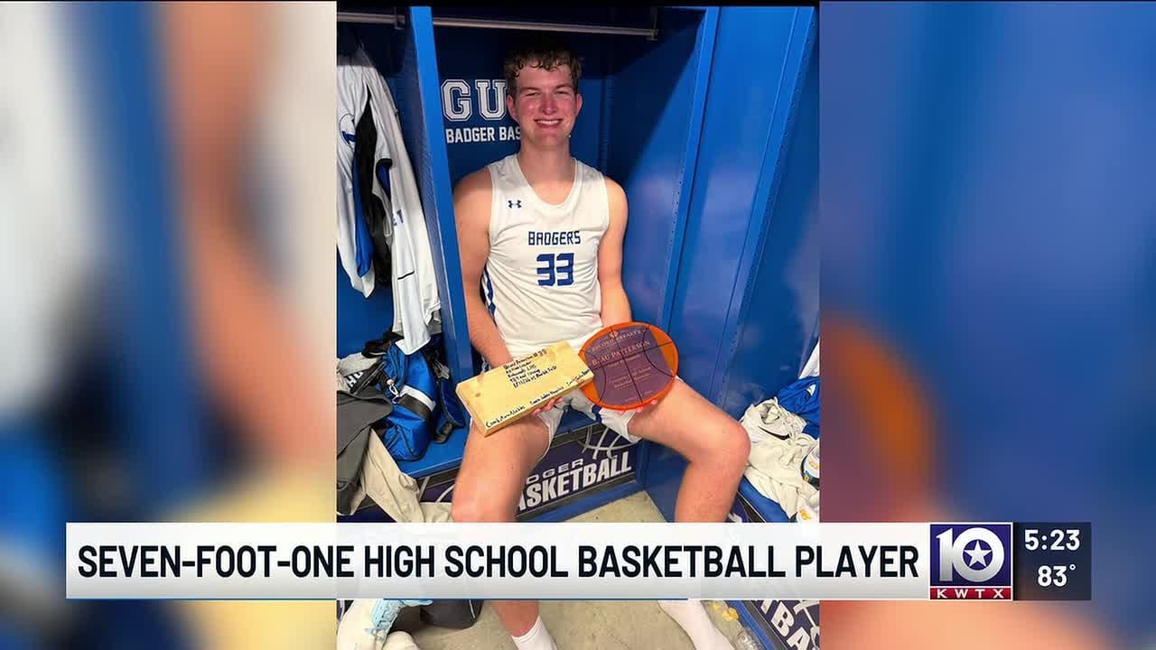 'A big honkin’ dude’: At 7 feet, Lampasas senior Beau Patterson is hard ...
