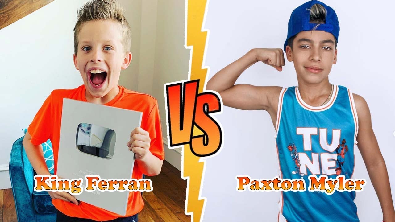 Paxton Myler (Ninja Kidz Tv) Vs King Ferran Transformation 👑 New Stars ...