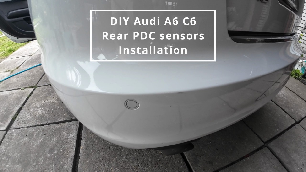 DIY Rear PDC sensors installation Audi A6 #audi #a6 #c6 #pdc #diy # ...
