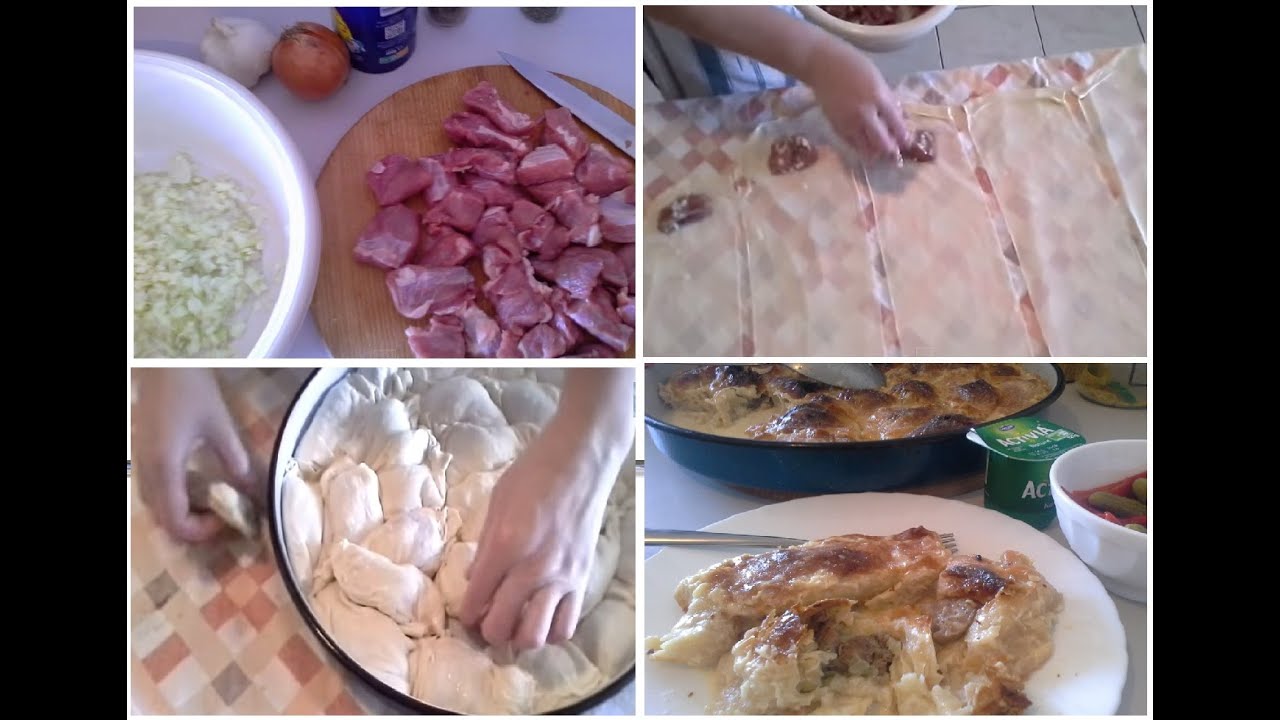 Mantija - Veal filled “pita” - YouTube