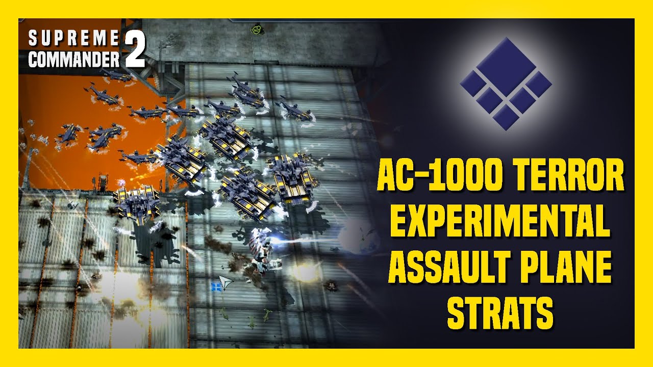 UEF SUPREME COMMANDER 2 AC 1000 TERROR EXPERIMENTAL ASSAULT PLANE ...
