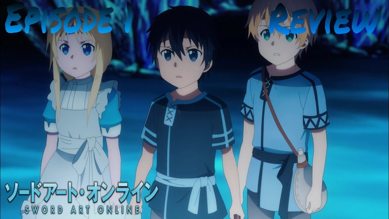 FINALLY!!! Sword Art Online Alicization Episode 1 Review!!! - YouTube