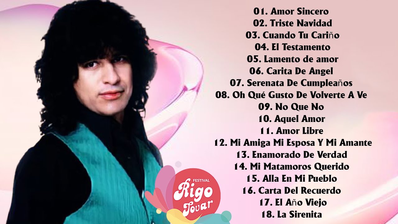 RIGO TOVAR MIX - EXITOS ROMANTICOS DE RIGO TO VAR Y SU COSTA AZUL - YouTube
