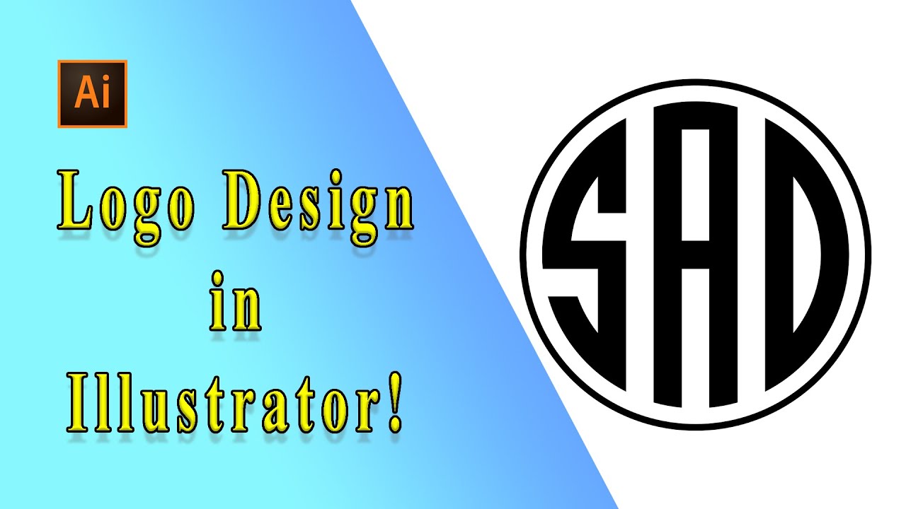 Using Grid Circle Logo Design - Adobe Illustrator Tutorials - YouTube