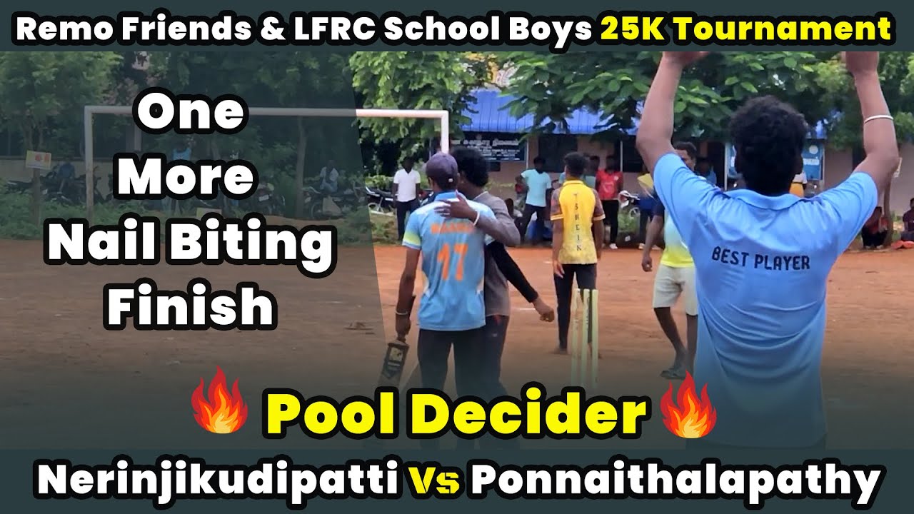 Nerinjikudipatti Vs Ponnaithalapathy | Pool Decider | Remo Friends 25K ...
