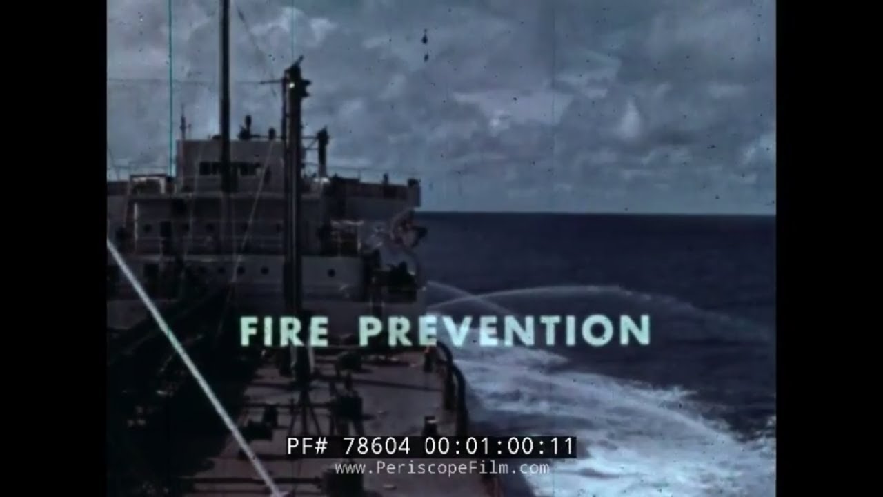 U.S. COAST GUARD FIREFIGHTING ABOARD OIL TANKERS TRAINING FILM 78604 ...