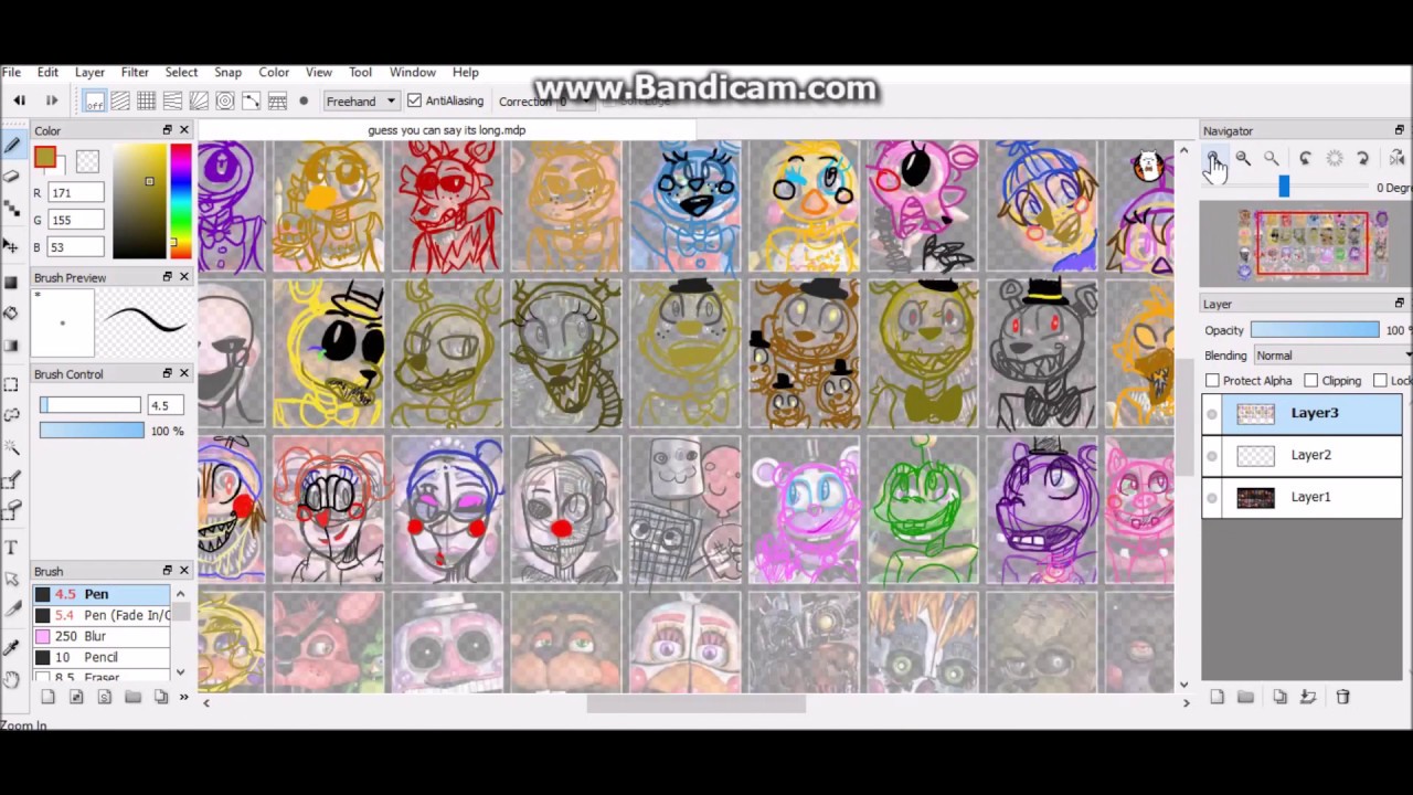 (FNAF UCN) speedpaint 1 - YouTube