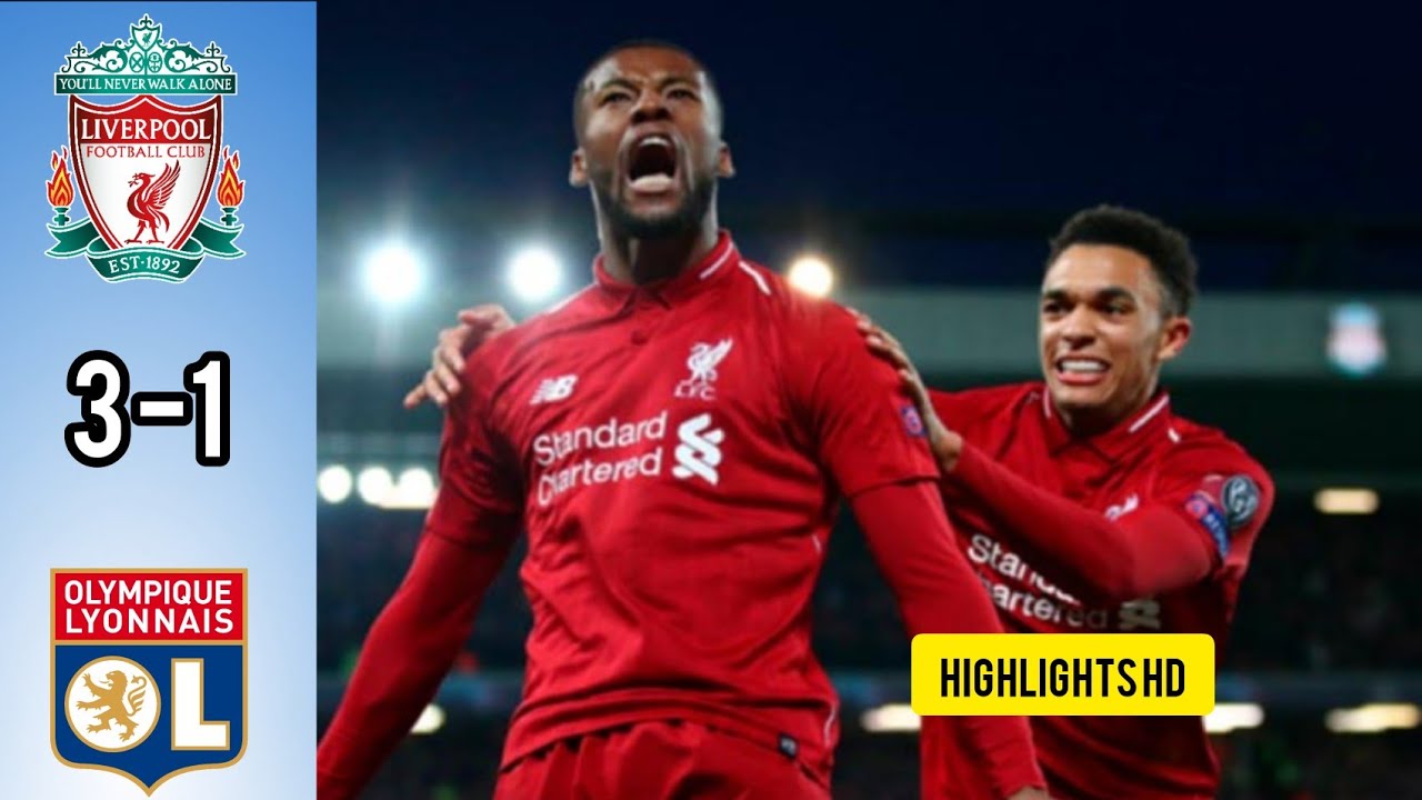 Liverpool vs Olympique Lyon 3-1 ALL goals/Highlights HD. - YouTube
