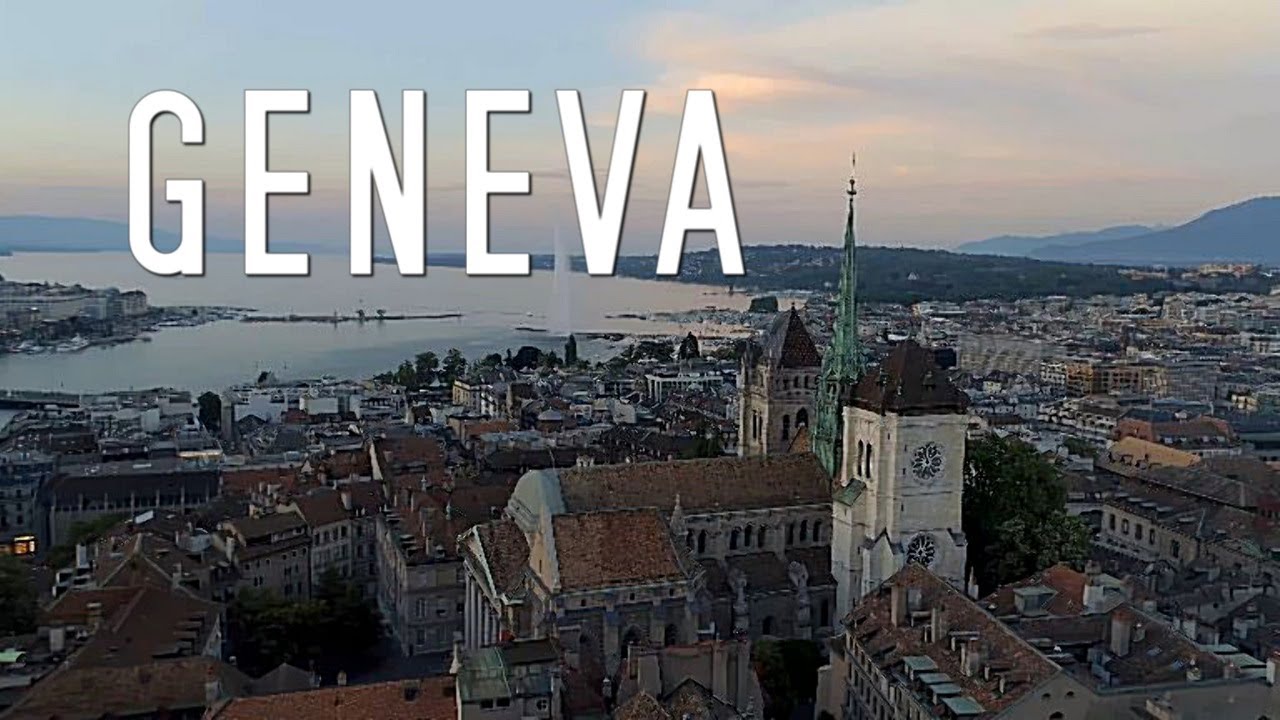 AERIAL RELAXATION: GENEVA (4K) - YouTube