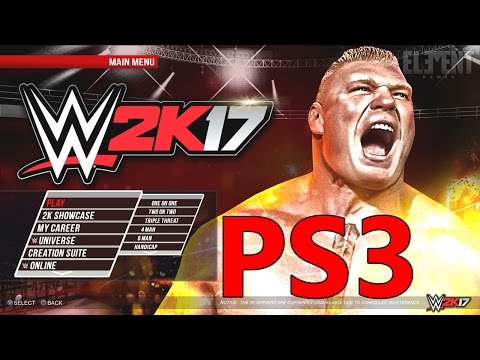 WWE 2k17 PS3 Conhecendo o Jogo - YouTube