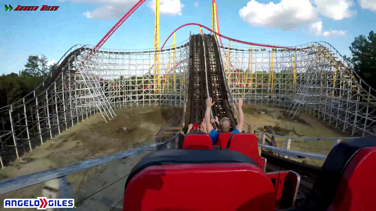Rebel Yell,Racer 75 In 4K Backwards! Kings Dominion - YouTube
