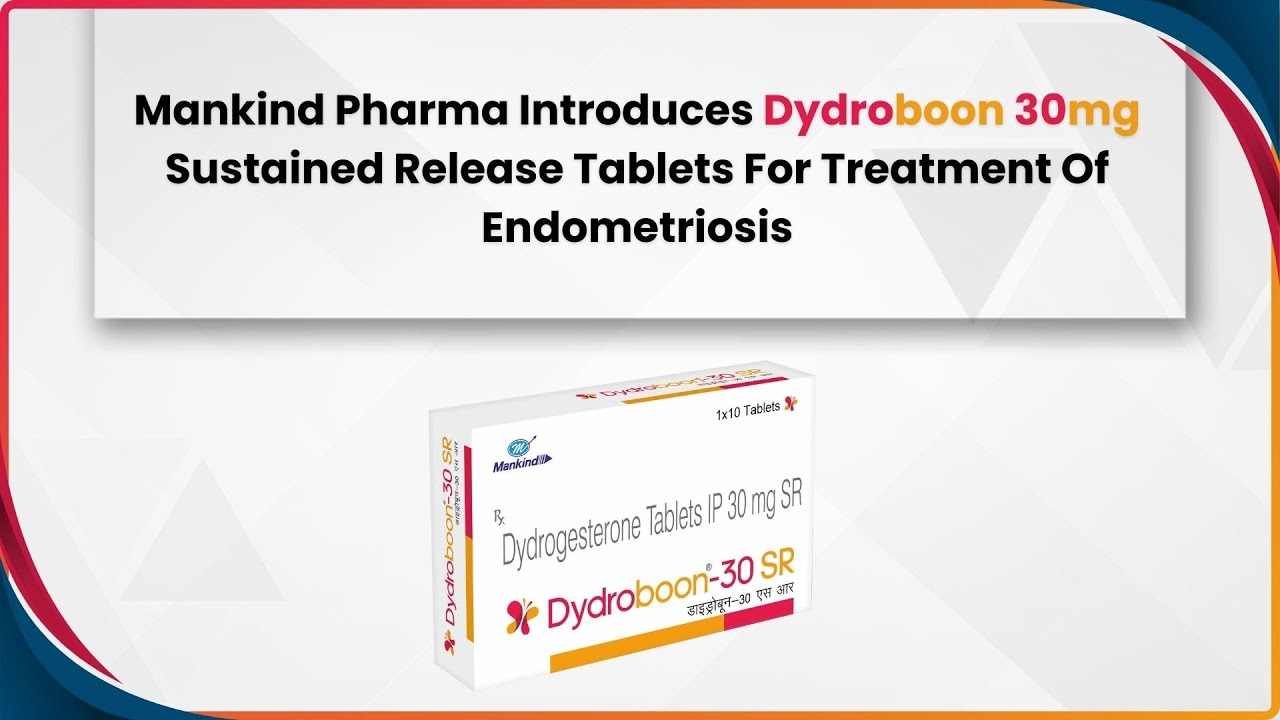 Mankind Pharma Introduces Dydroboon 30mg Sustained Release Tablets For ...