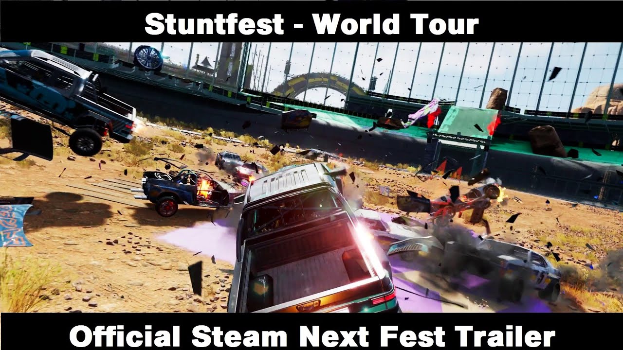 Stuntfest - World Tour - Official Steam Next Fest Trailer - YouTube