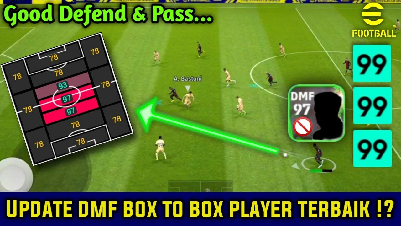 *97* MINI TANK DMF BOX TO BOX PLAYER EFOOTBALL 2023 MOBILE ?! - YouTube