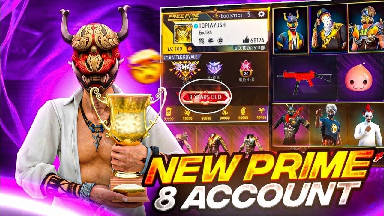 My New Prime 8 Level Account🔥Surprise💀Full Collection !! - YouTube