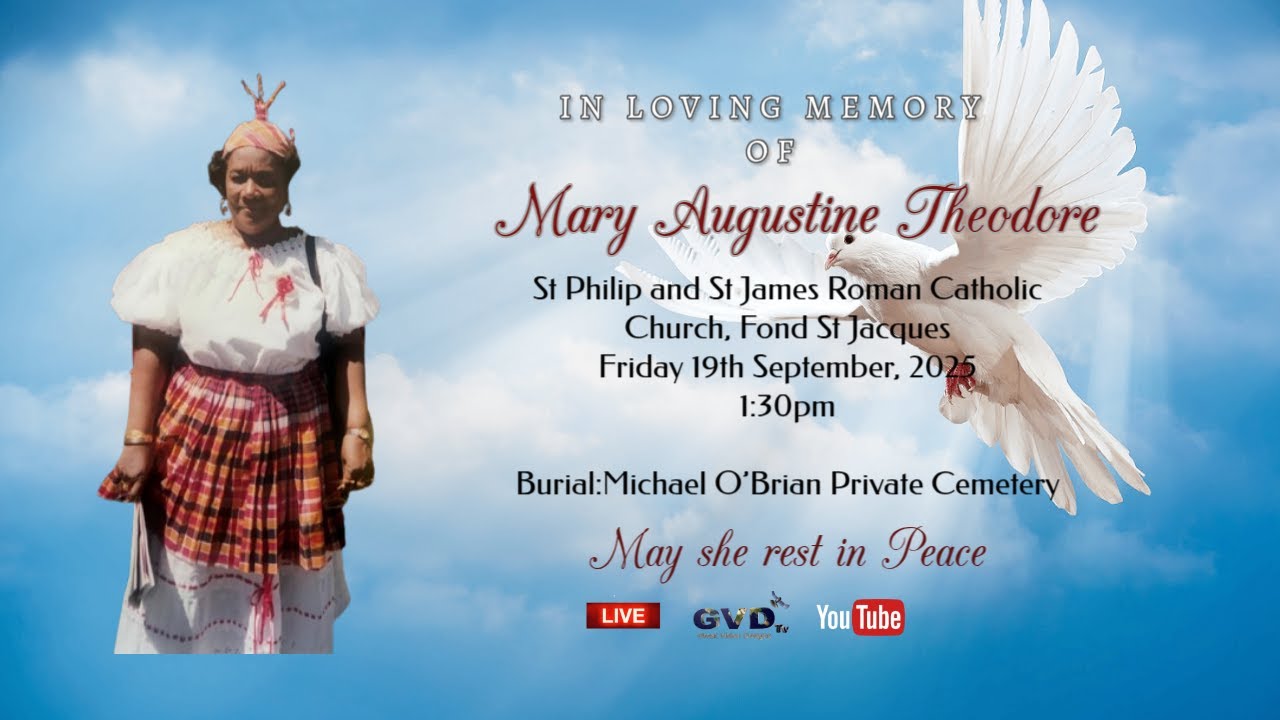 In loving Memory of Mary Augustine Theodore - YouTube