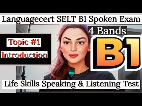 IELTS B1 Life Skills Speaking & Listening Test ||Latest || 2023 || SELT ...