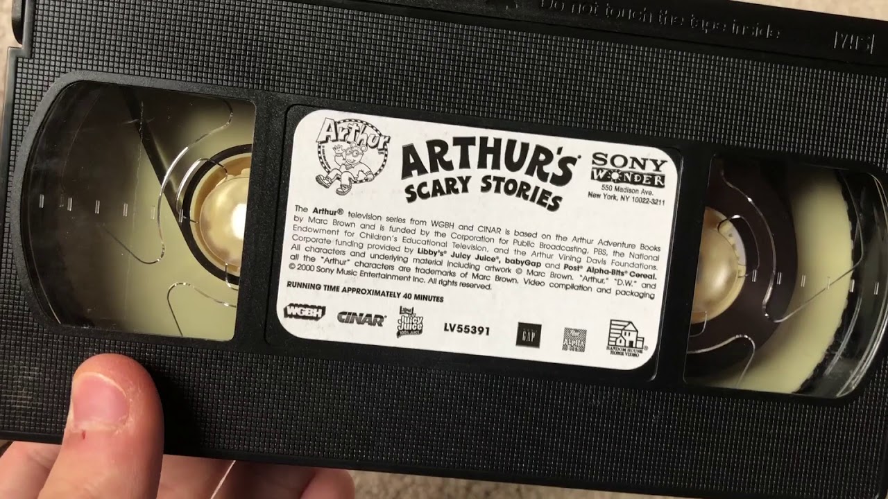 Arthurs Scary Stories 2000 Vhs Youtube