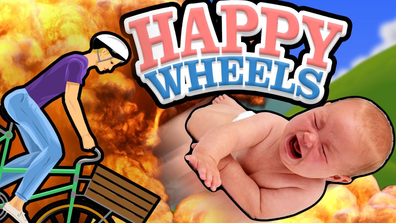HAPPY WHEELS: "TOSS THE BABY" - Happy Wheels Gameplay - YouTube