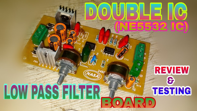 How To Make Low Pass Filter Using 4558D, 45% OFF