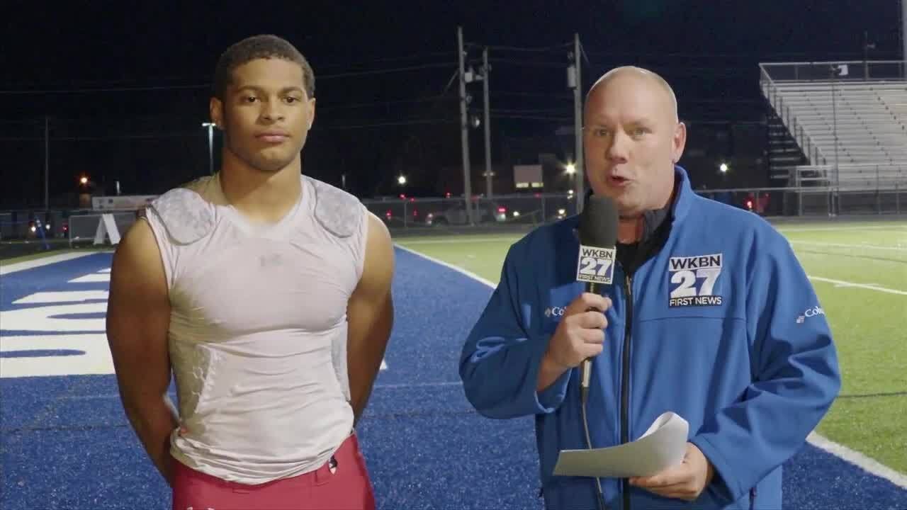 Player of the Game: Struthers QB Jason Dukes - YouTube