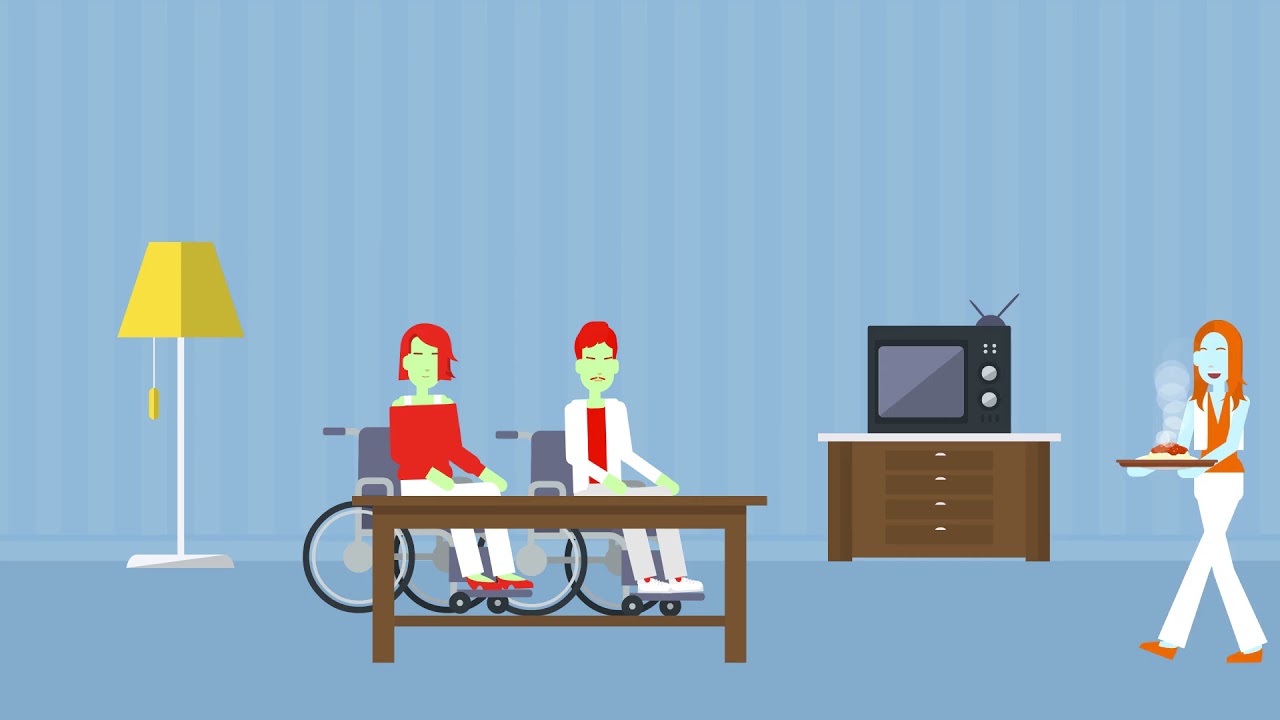 Senior Caregiving Service Animation - YouTube