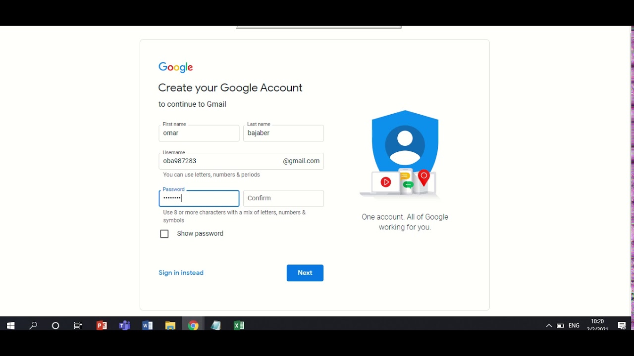 how to create an acount - YouTube
