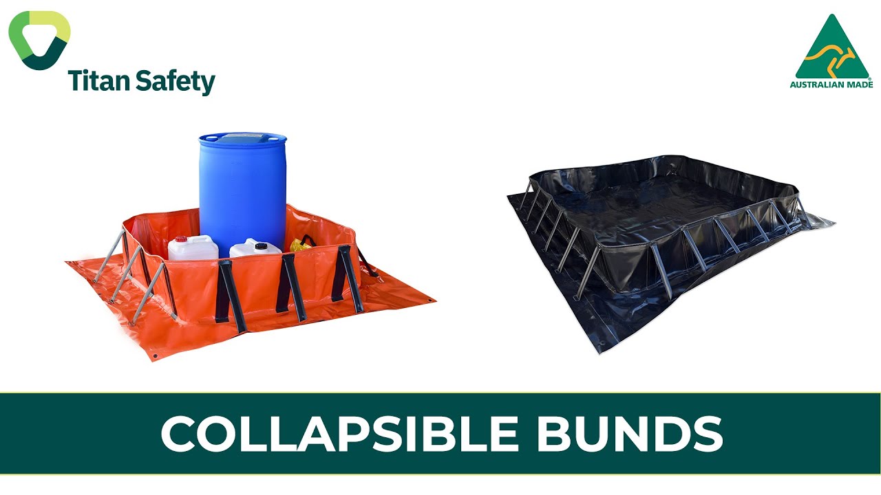 Collapsible Bunds | Titan Safety - YouTube