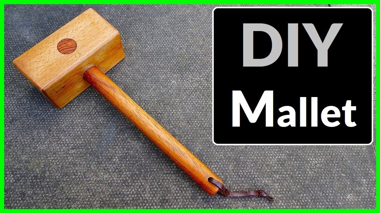 Making a Simple Wooden Mallet (Scrap Wood Project) - YouTube
