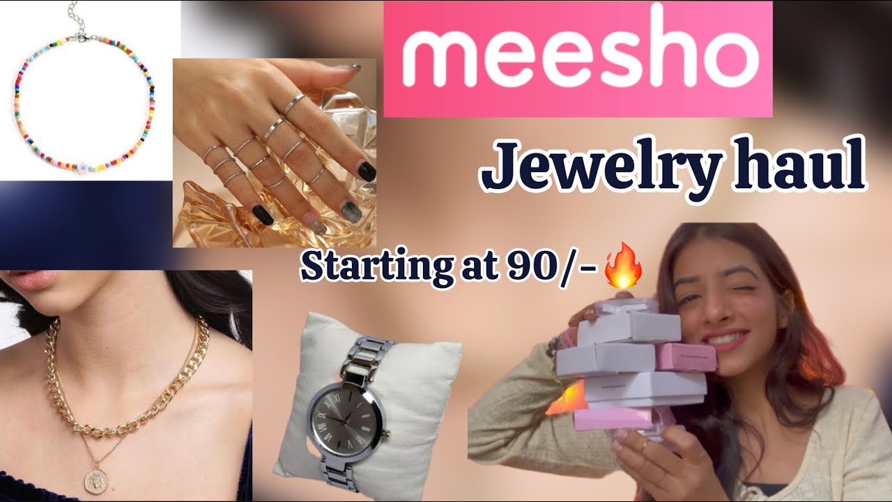 Meesho jewelry haul || Trendy affordable jewelry from meesho😍 starting ...