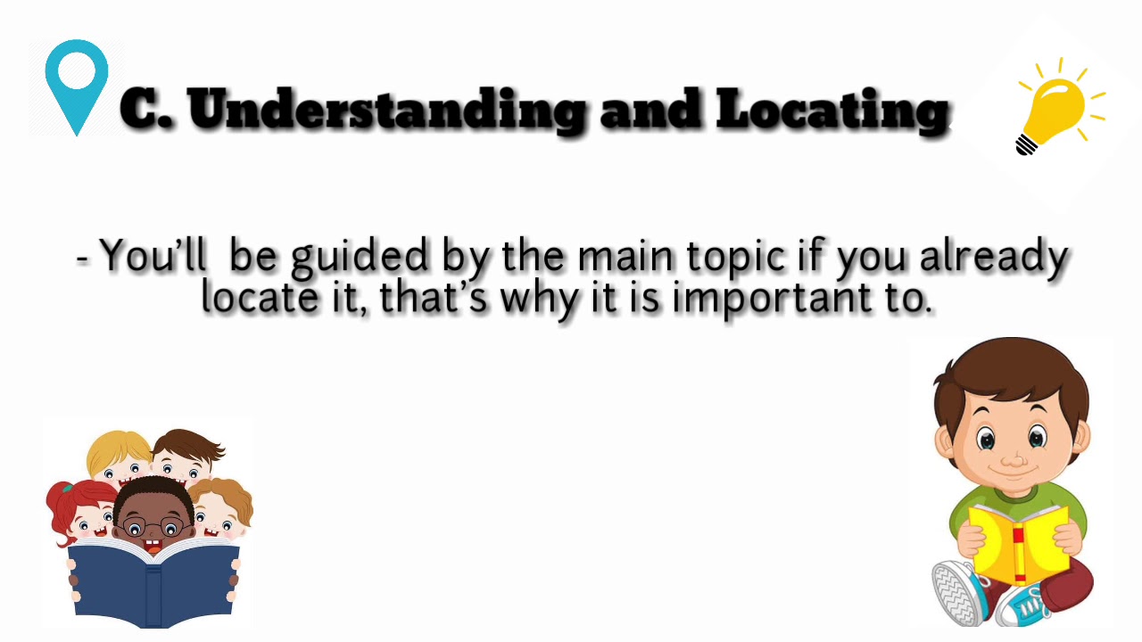 Locating Main Idea - YouTube