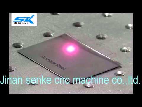 Yag laser engraving machine for metal and non metal - YouTube