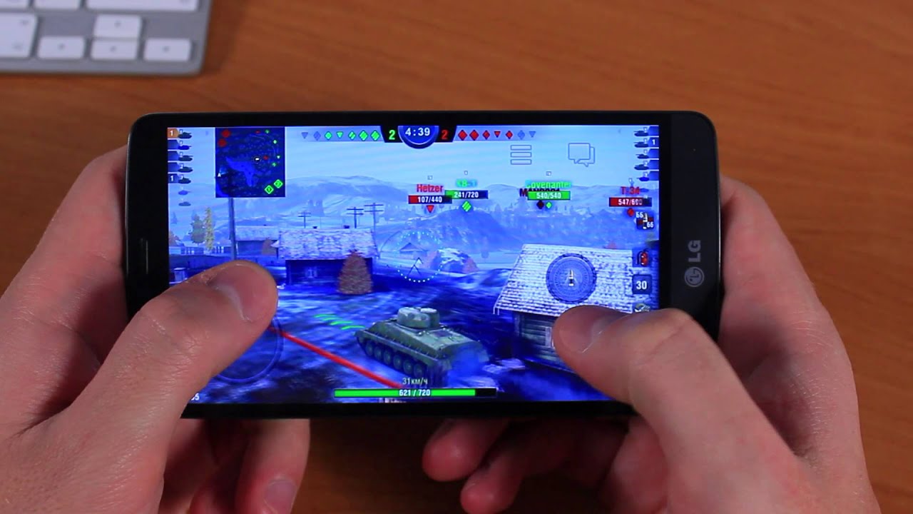 Как Идет WOT Blitz на LG G3 Stylus - YouTube