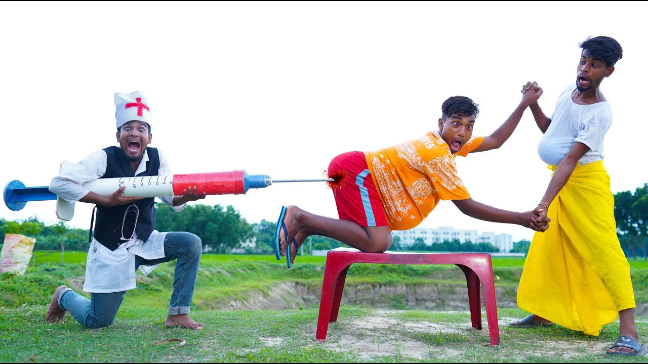 Must Watch Funny Video 2022 Injection Wala Comedy Video Doctor Comedy ...