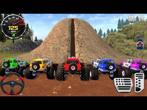 Monster Truck Impossible Offroad Racing 3D - Extreme Police Car Simulator - Android GamePlay #6