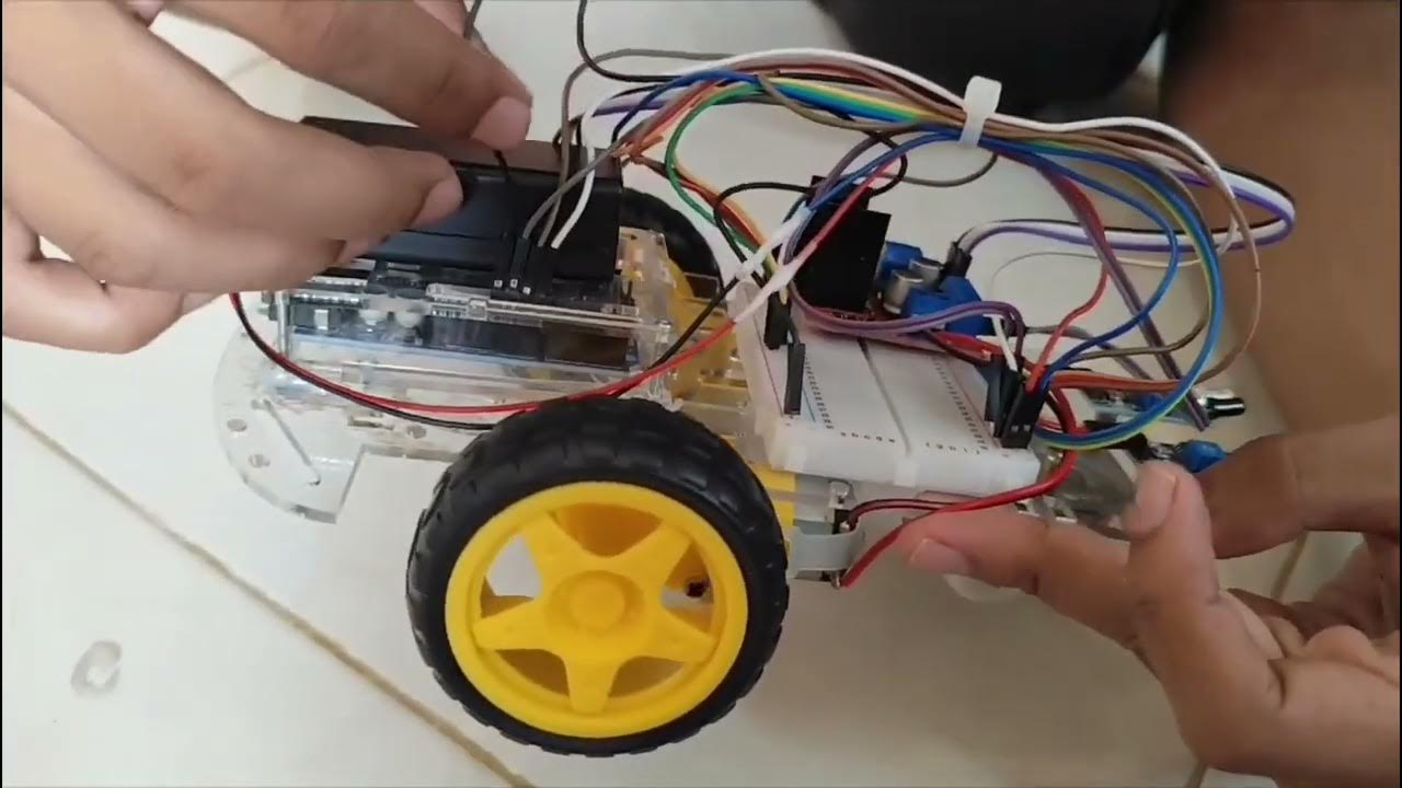 PROJECT IOT ROBOT OBJECT FOLLOWING | KELOMPOK 4 KELAS 5CE - YouTube