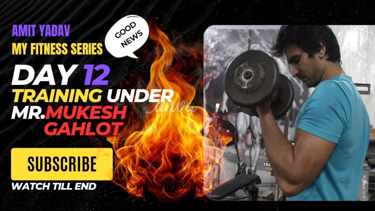 Day 12 || Legs & Biceps || Training Under Guruji(Mr.Mukesh Gahlot) |The ...