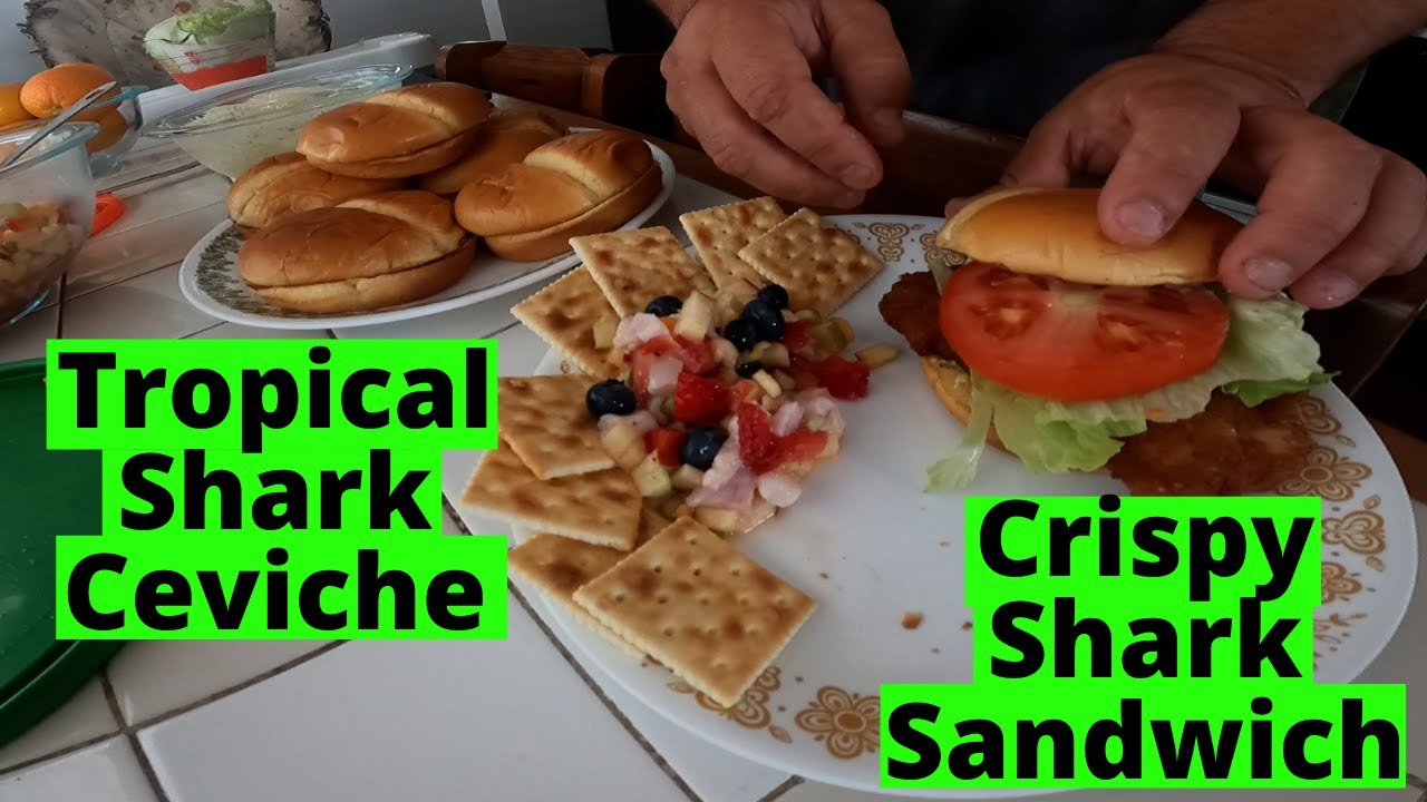 The MOST DELICIOUS SHARK Meal | *Tropical* SHARK Ceviche | Crispy Shark ...
