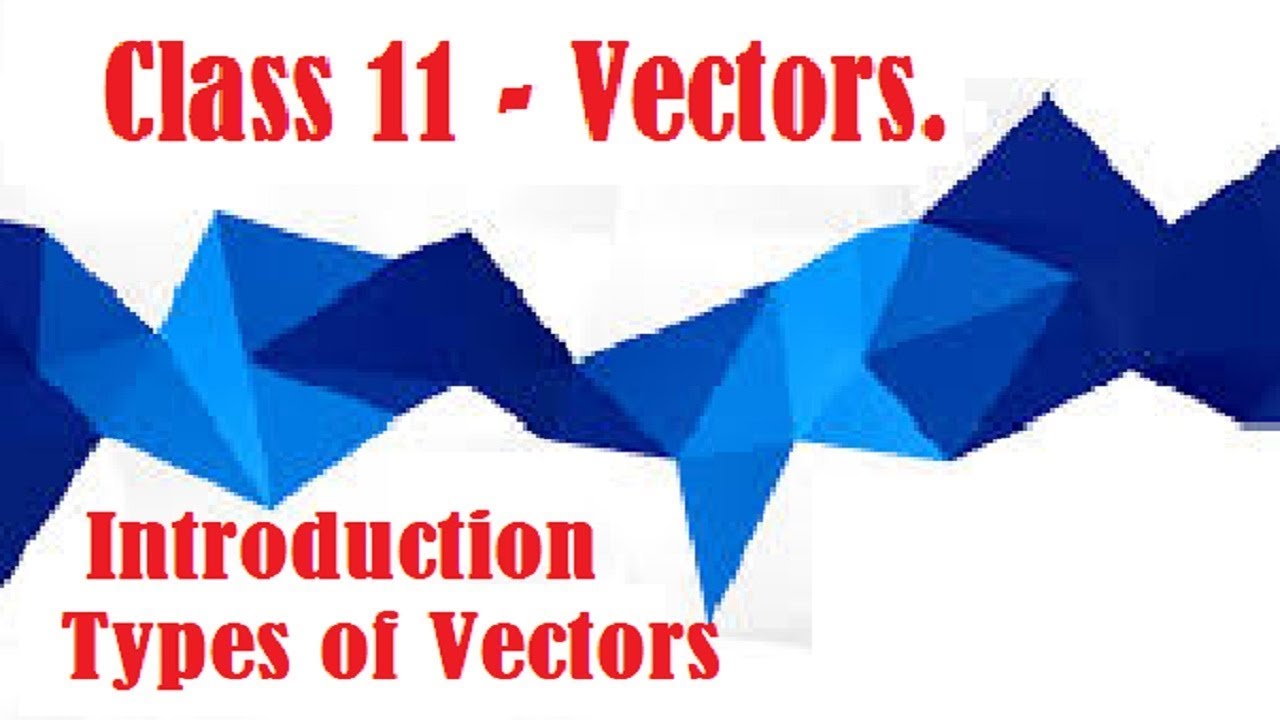 Vectors and its types | Vector Analysis | Physics | Class 11 - YouTube