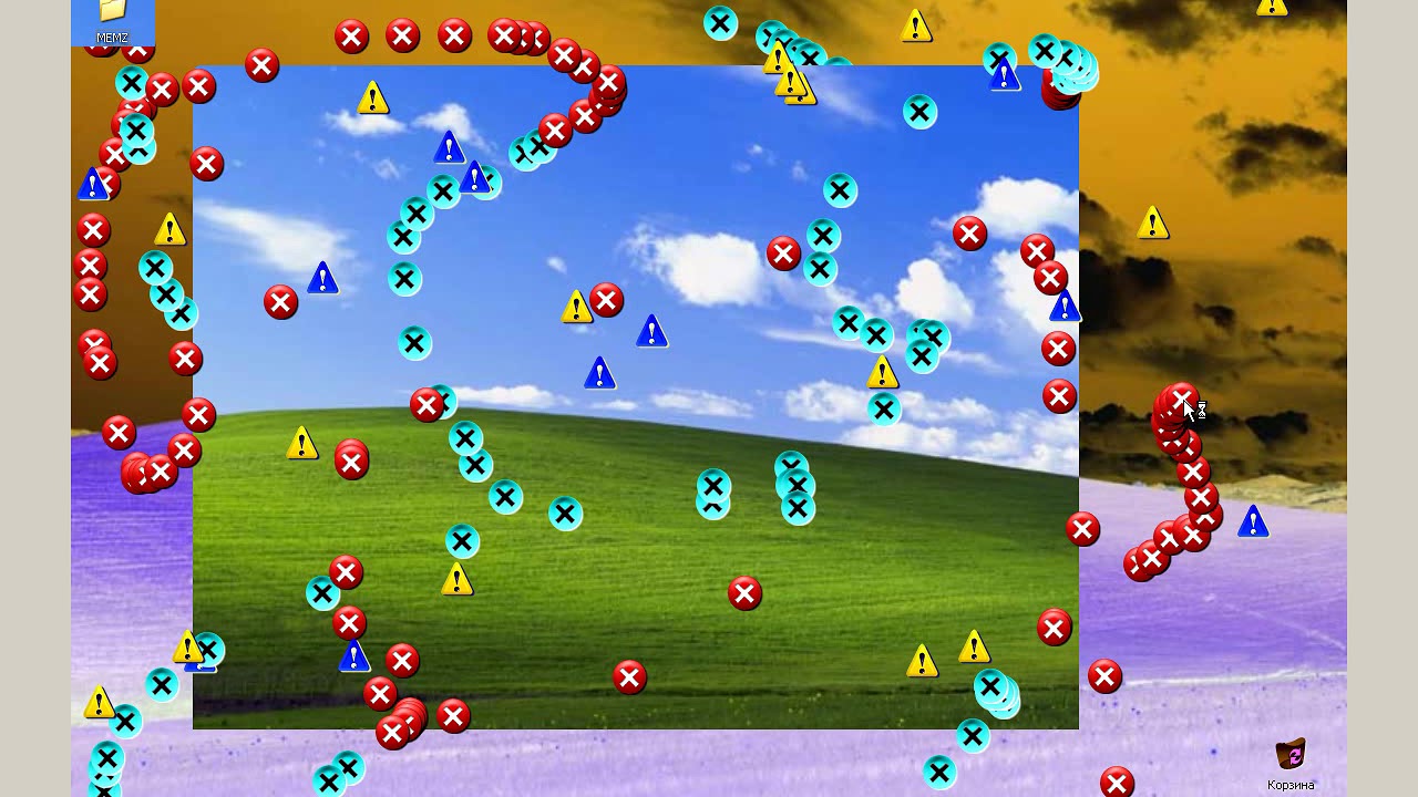 MEMZ Trojan Windows XP killed - YouTube