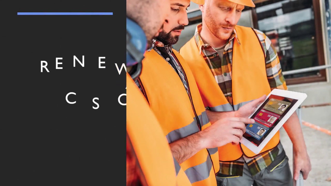 How to Renew cscs card - YouTube