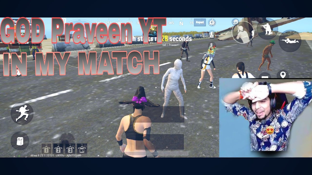 GOD Praveen YT in MY Match real /feak pubg lite game play #shorts # ...