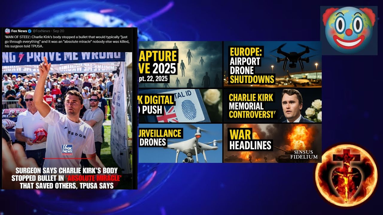 Clown Planet Daily Wrap-Up 9/22/25: Kirk Memorial, UK Digital ID, Rapture Eve - YouTube