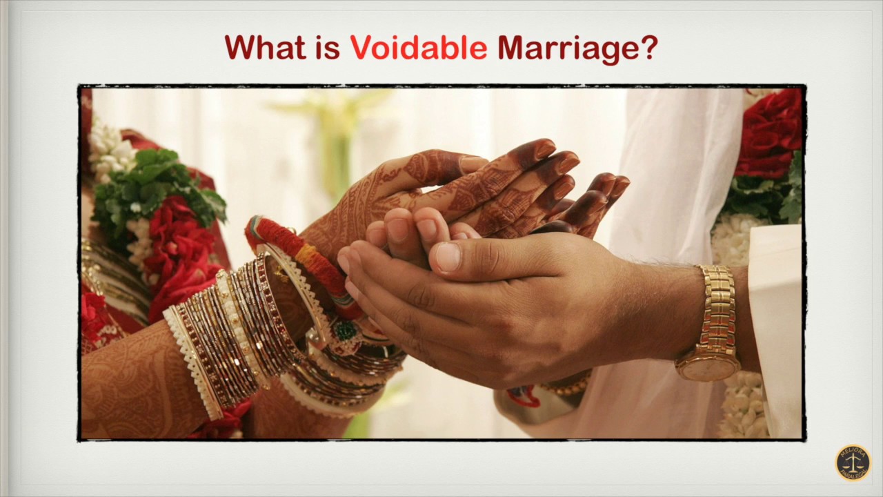 What Is Voidable Marriage YouTube What Is Voidable Marriage YouTube