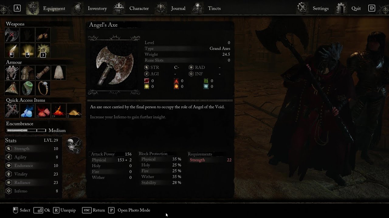 Lords of the Fallen Angel's Axe Location and Weapon Move Set ...