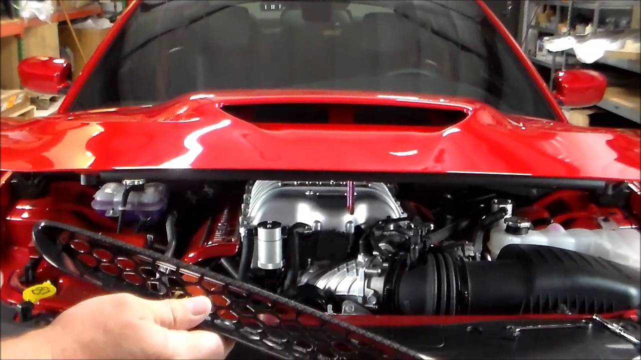 How to install Hellcat Hood vents - YouTube