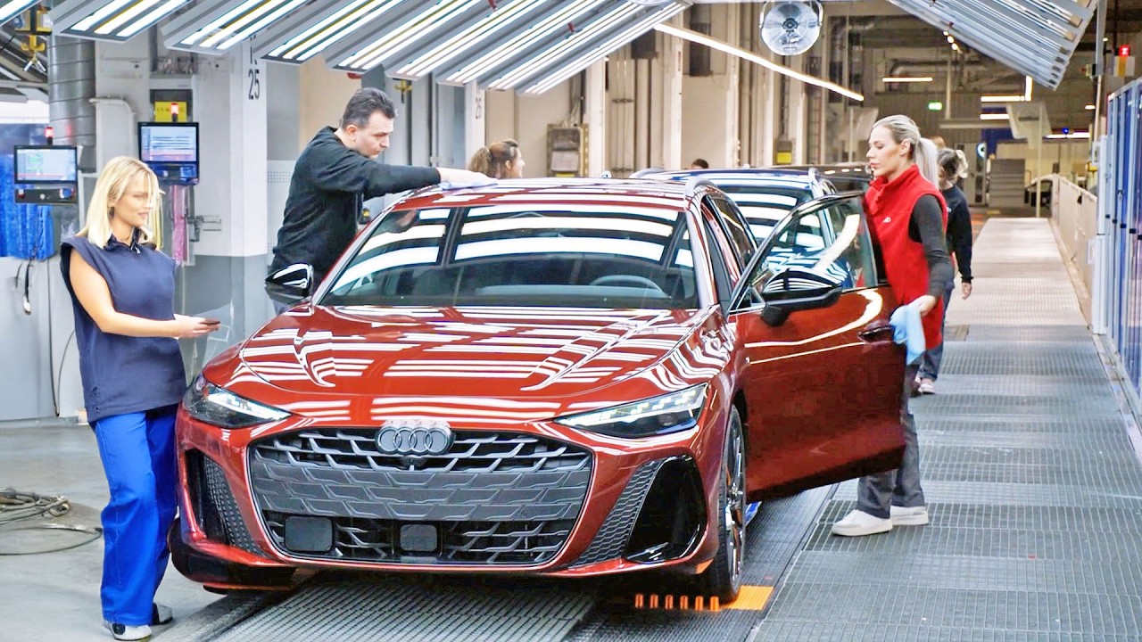 Inside Audi's Manufacturing Network - YouTube