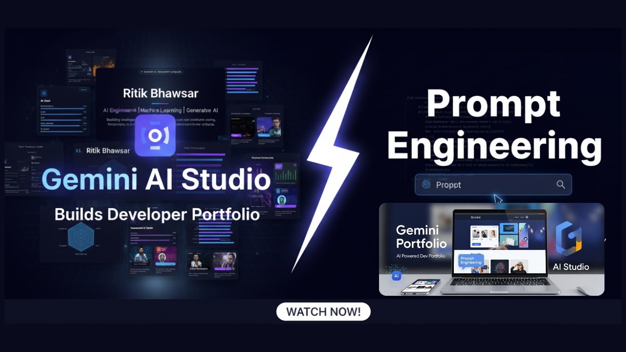 How to Build a Developer Portfolio Website Using Gemini Build (Google ...
