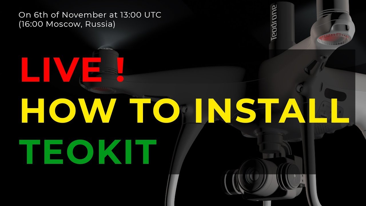 Live! How to install Teokit to DJI Phantom 4 pro - YouTube