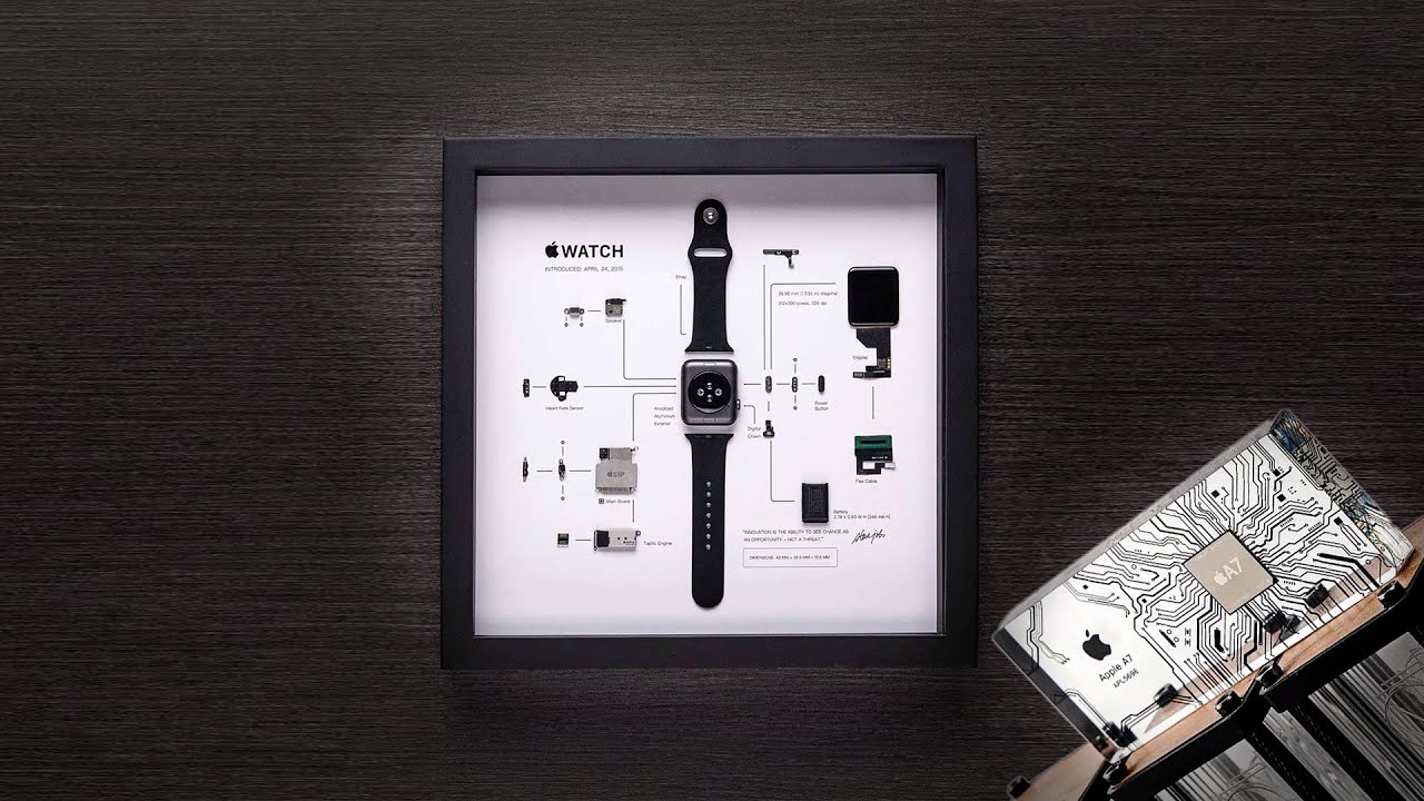 Unbox the original Apple Watch and A7 chip - YouTube